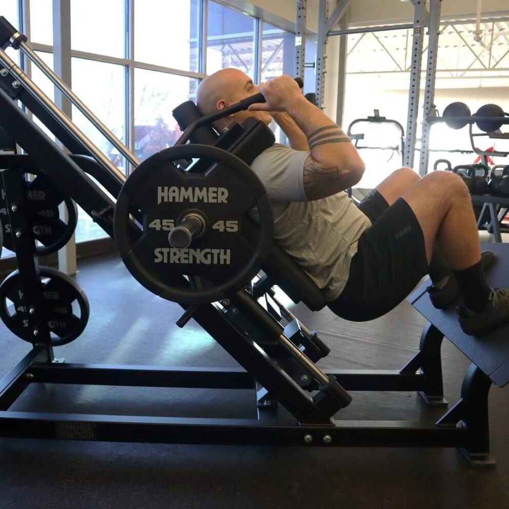 Hammer Strength Plate-loaded Hack Squat | Fitness Brands